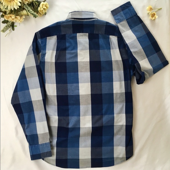 J. Crew | Shirts | J Crew Blue Plaid Buttondown Slim Shirts For Men | Poshmark